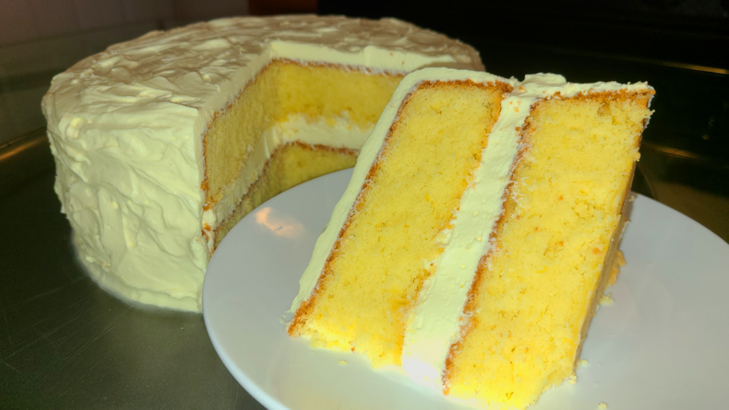 Lemon Supreme Layer Cake - charliethecookandrews