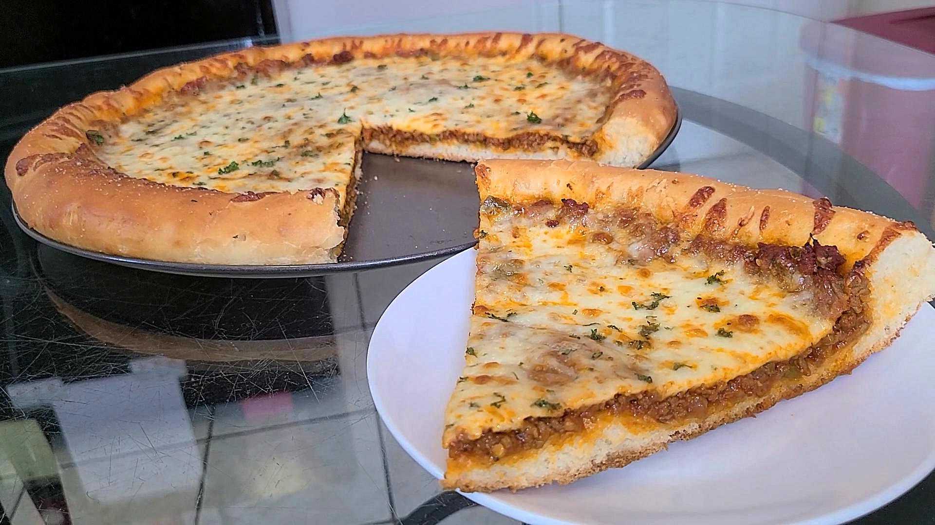 Homemade Meat sauce pizza – charliethecookandrews