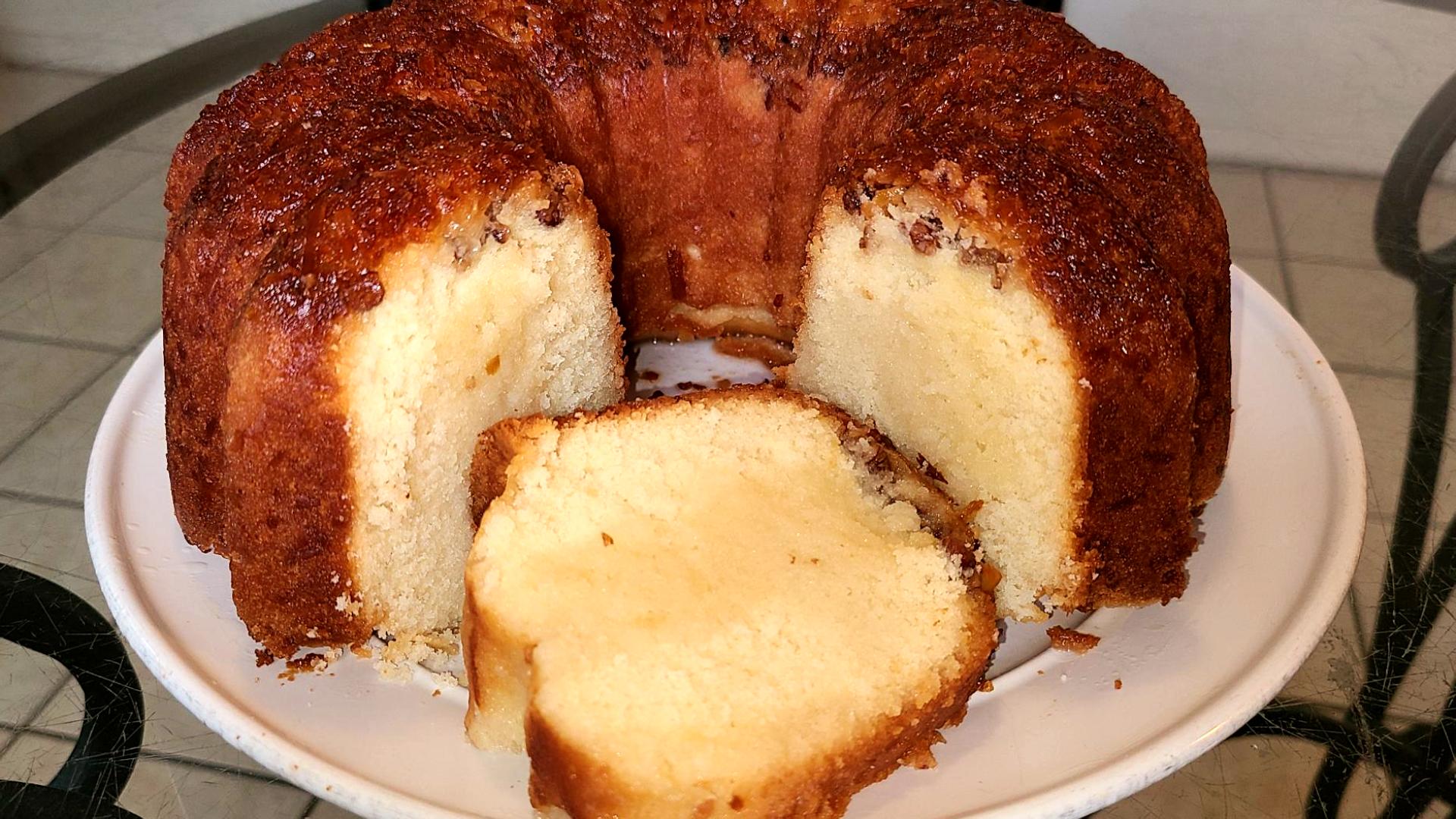 Coconut Rum Cake - charliethecookandrews