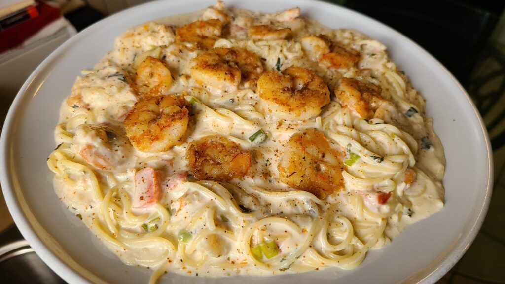 New Orleans style shrimp pasta 2025 version – charliethecookandrews